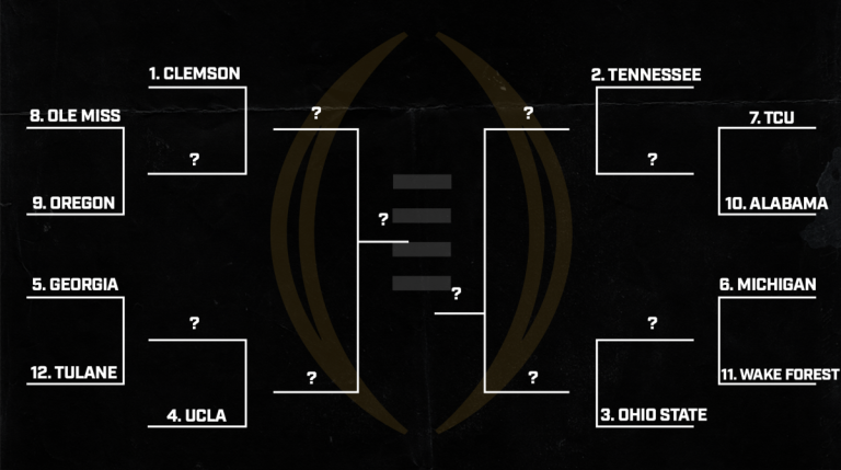 Latest Expanded Cfp 12 Team Bracket Hello Tulane Buh Bye Penn State